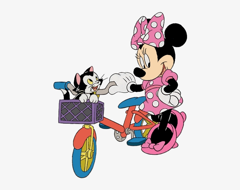 Bike Clipart Disney - Minnie Mouse - Free Transparent PNG Download - PNGkey
