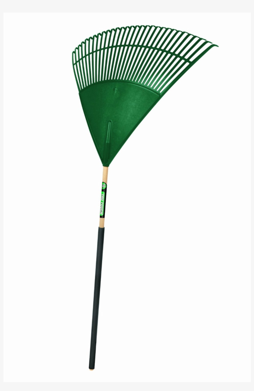 Truper Tru Tough 30" Plastic Leaf Rake W/ 48" Handle - Net - Free ...