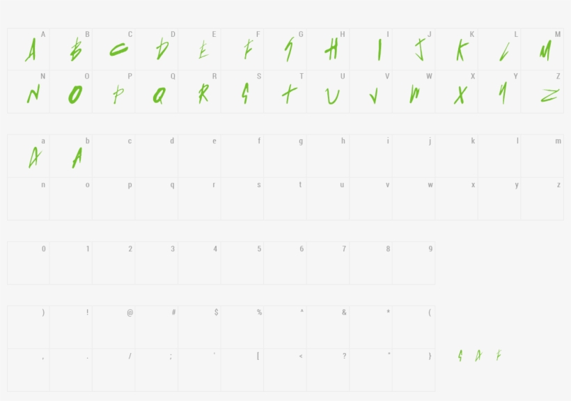 Font Born This Way Font Preview - Number - Free Transparent PNG ...