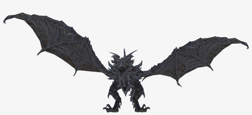 Alduin Statue From Skyrim - Free Transparent PNG Download - PNGkey