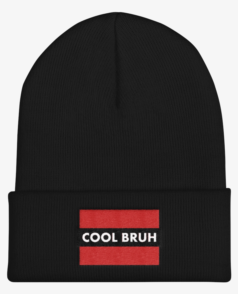 Cool Bruh Cuffed Beanie - Free Transparent PNG Download - PNGkey