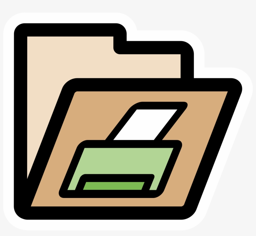 This Free Icons Png Design Of Primary Folder Print - Free Transparent ...