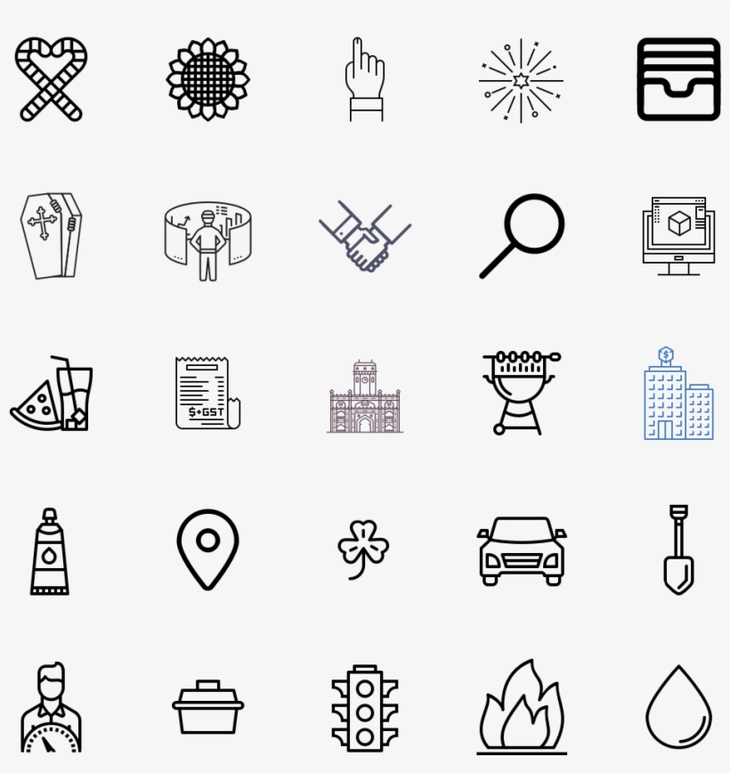 Line Icons Bundle - Free Transparent PNG Download - PNGkey