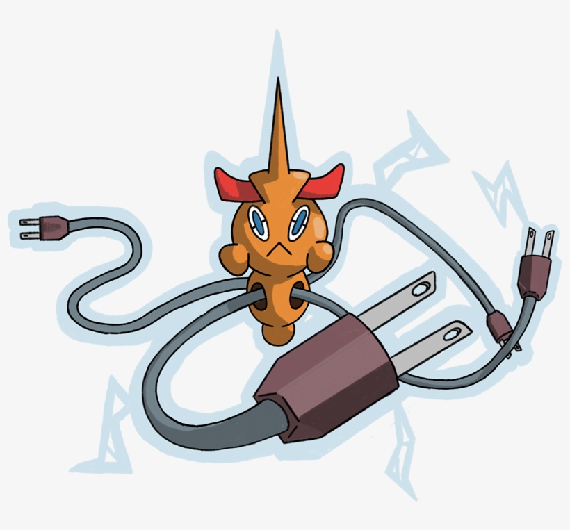 Pokemon Mega-rotom Is A Fictional Character Of Humans - Free Transparent PNG Download - PNGkey