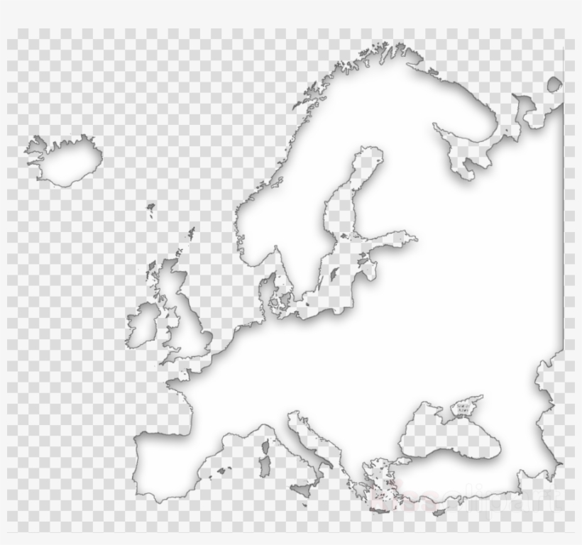 Europe Map Blank Png