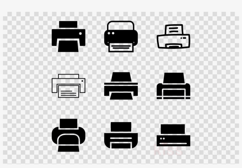 Printer Small Icon Clipart Computer Icons Printing - Free Transparent ...