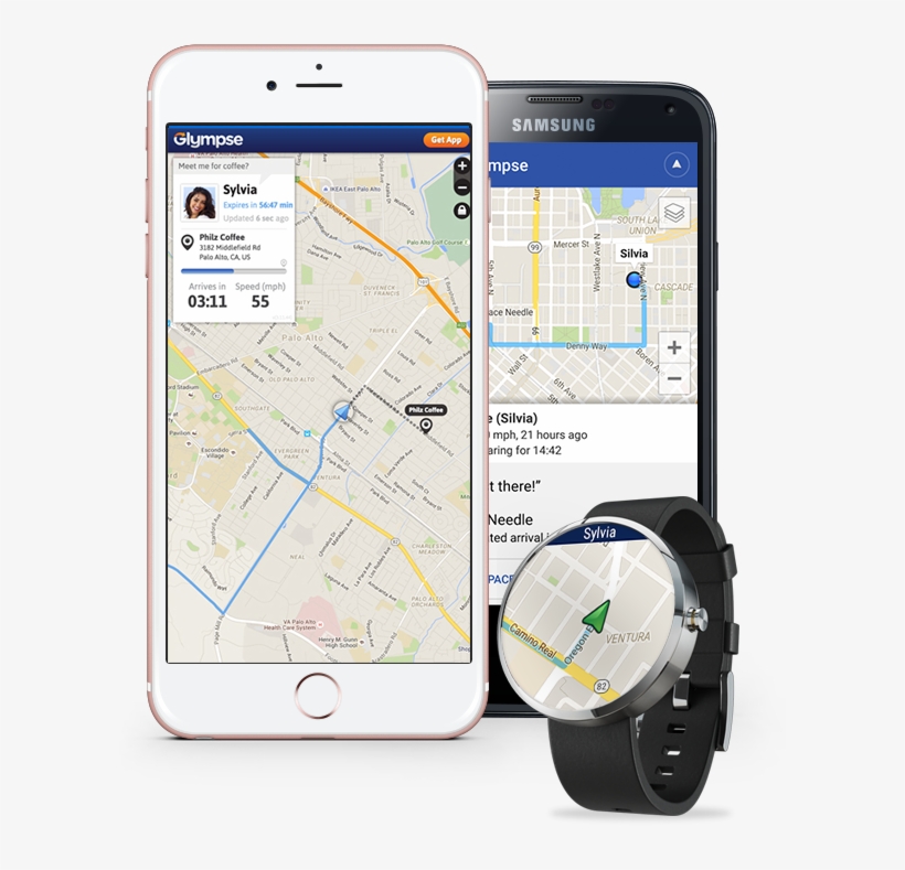 Image Courtesy Of Glympse - Free Transparent PNG Download - PNGkey