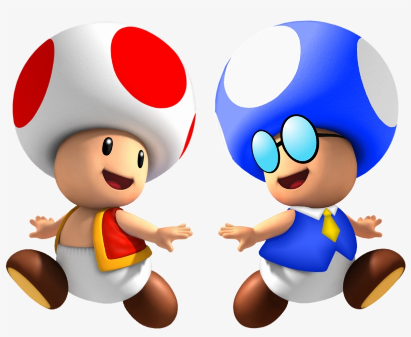 Toadbert And Red Toad - Free Transparent PNG Download - PNGkey