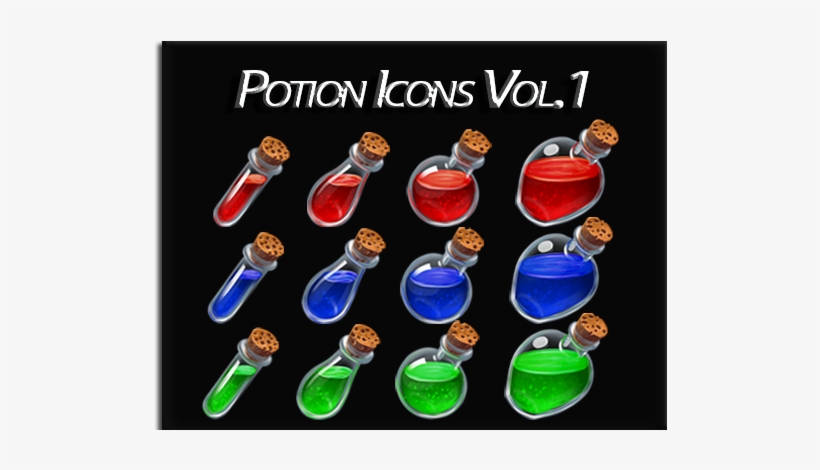 Set Of 72 Hand Drawn Potion Icons - Free Transparent PNG Download - PNGkey