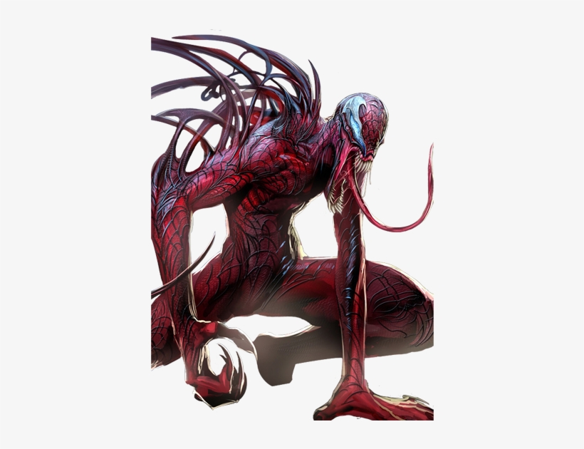 Carnage - Toxin Spiderman - Free Transparent PNG Download - PNGkey