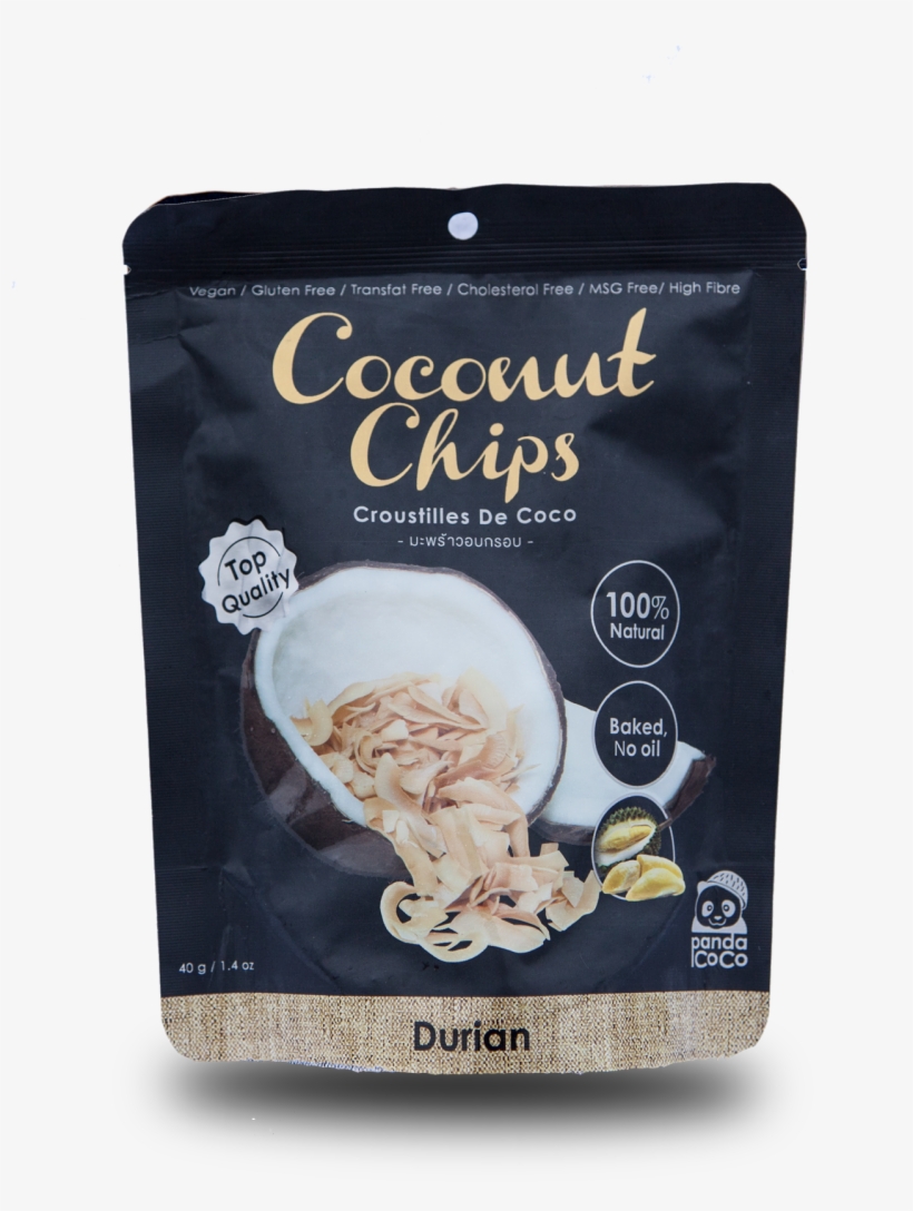 Panda Coco Durian Coconut Chips - Coconut - Free Transparent PNG ...