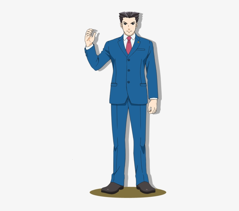Phoenix Wright New Design - Free Transparent PNG Download - PNGkey