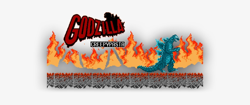 Nes Godzilla Creepypasta - Graphic Design - Free Transparent PNG ...