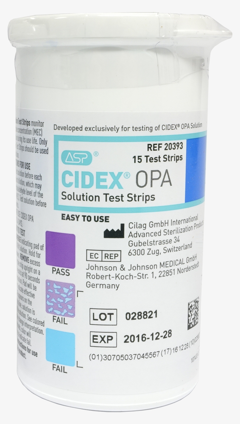 Cidex Test Strips - Free Transparent PNG Download - PNGkey