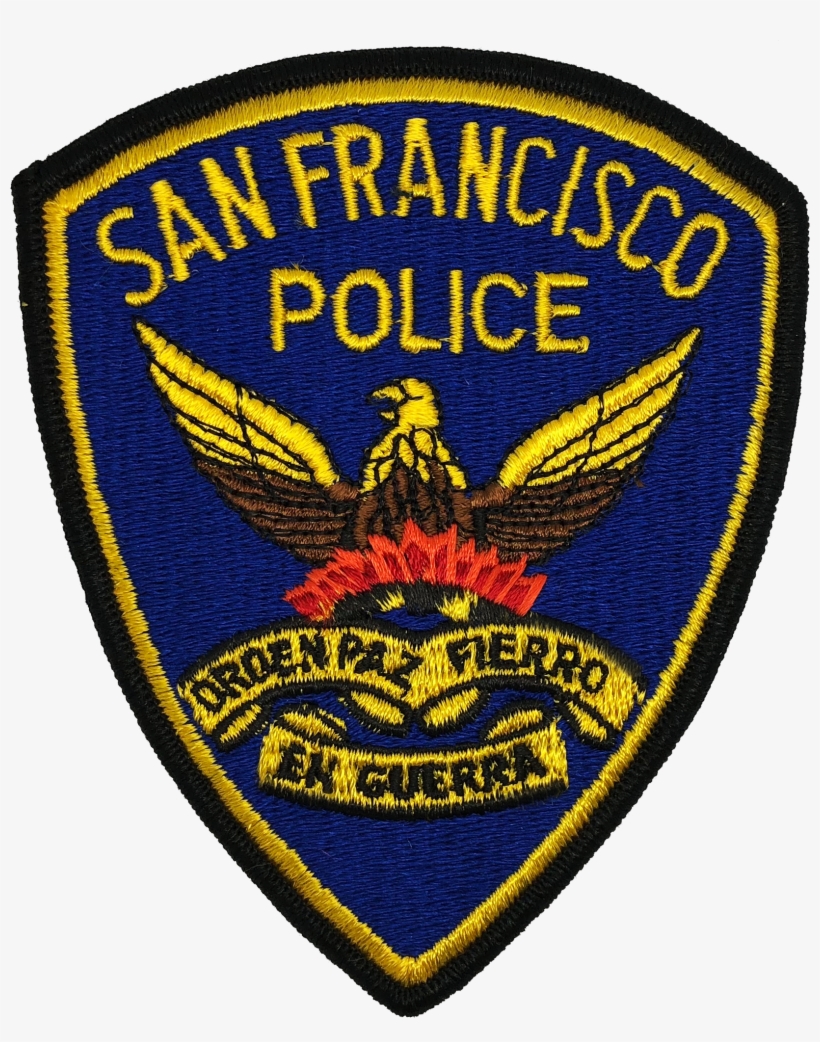 San Francisco Police Shoulder Patch - Free Transparent PNG Download ...