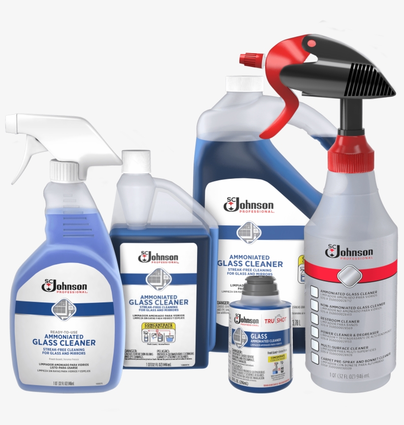 Sc Johnson Professional® Ammoniated Glass Cleaner - Free Transparent ...