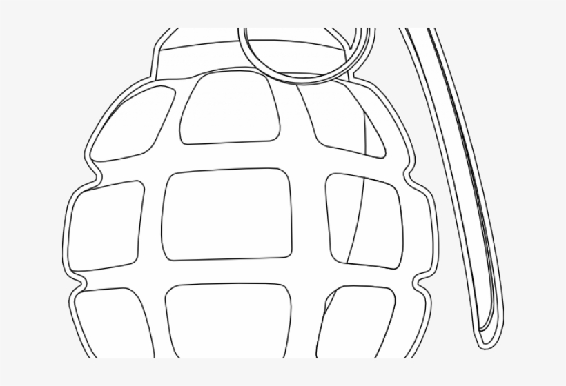 Drawn Grenade Hand Grenade - Illustration - Free Transparent PNG ...