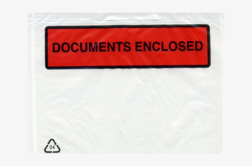 Envelope, 128x108mm, Transparent - Road Closed Ahead Sign - Free ...