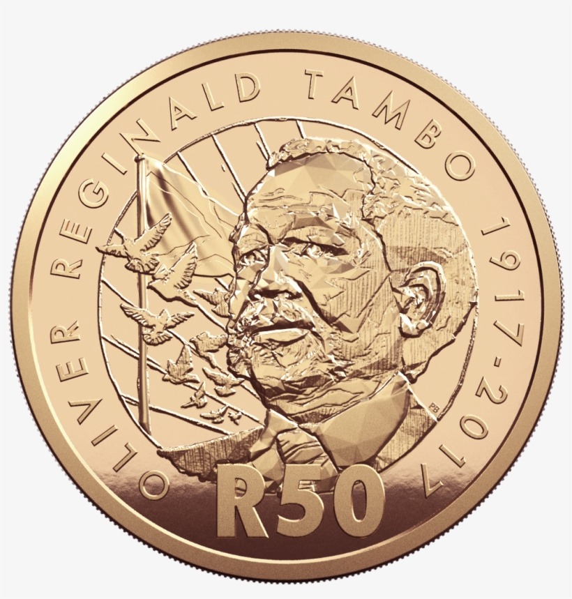 Or Tambo Centenary Coin Series - Tambo Coin - Free Transparent PNG ...
