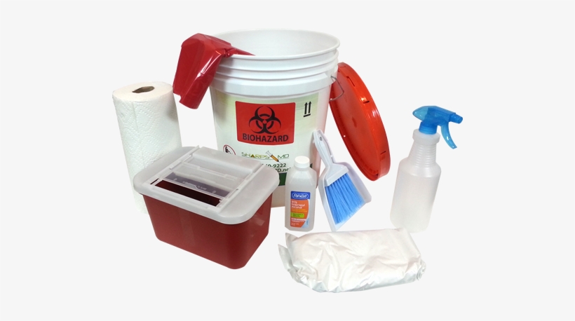 Biohazard Spill Kit Biomedical Waste Disposal Cleanup - Box - Free ...