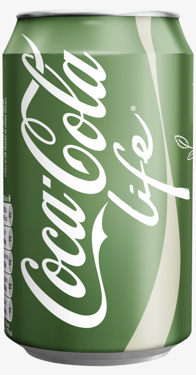 Coca-cola Coke Life Reduced Calorie Coca Cola With - Free Transparent ...