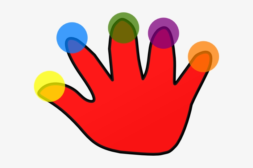 Original Png Clip Art File Red Hand Print Svg Images - Free Transparent ...