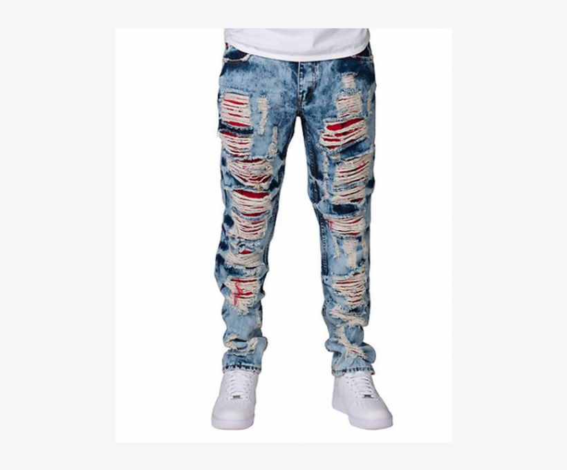 Elite Rip Repair Jeans - Heritage America Jeans - Free Transparent PNG ...