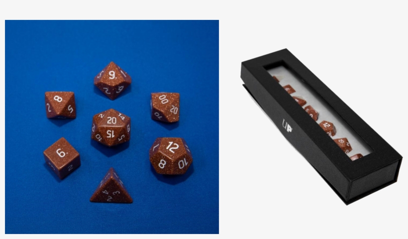 Ultra Pro Roleplaying 7 Dice Set-gemstone Series Gold - Dice Game ...