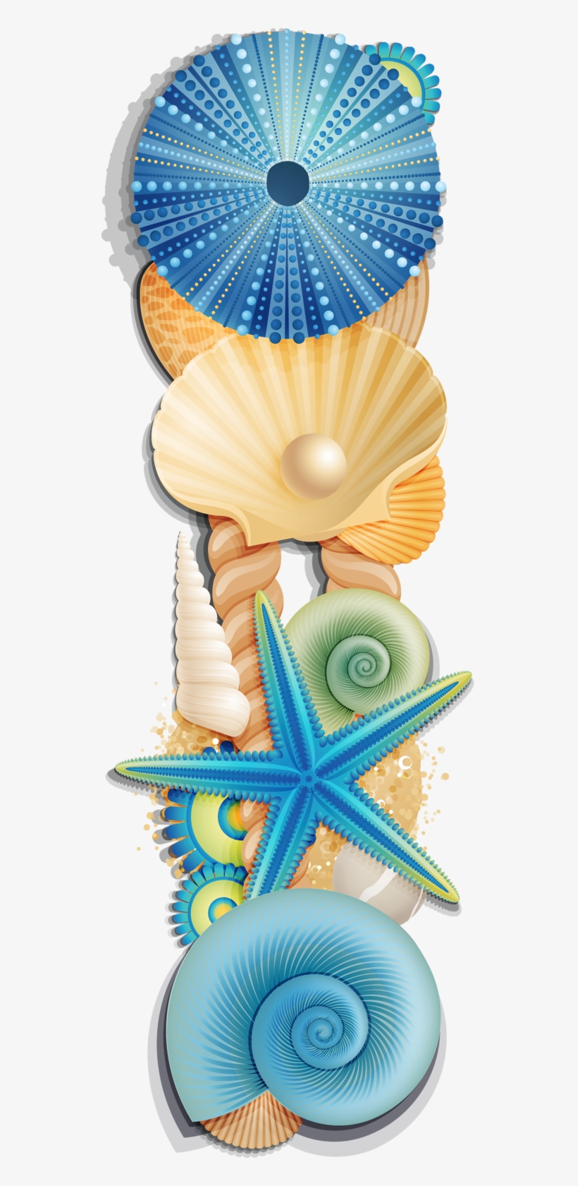 Фото, Автор Arana На Яндекс - Blue Seashells Png - Free Transparent PNG ...