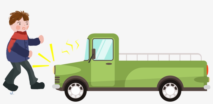 Cartoon Illustration Boy Traffic Accident Png And Psd - Cartoon - Free ...