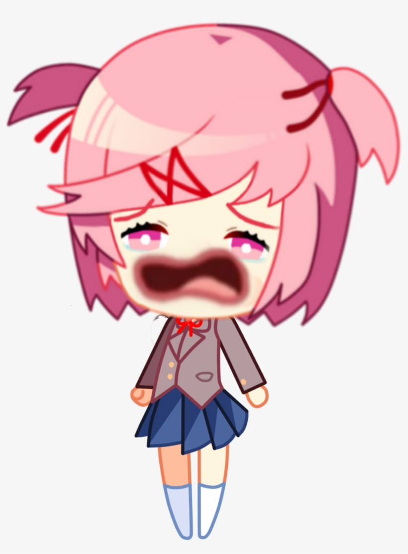 Fun - Doki Doki Natsuki Sticker - Free Transparent PNG Download - PNGkey