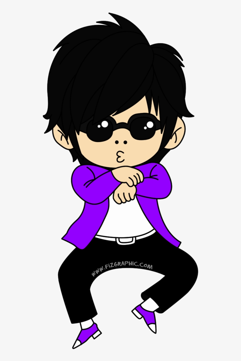 Cartoon Pictures Of Oppa Gangnam Style - Free Transparent PNG Download ...