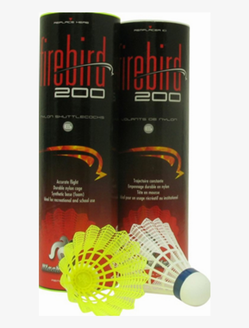 Black Knight Firebird 200 Shuttles - Badminton - Free Transparent PNG ...