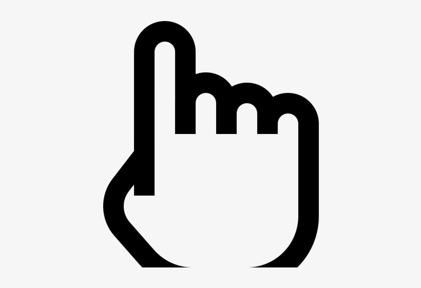 Pointer Clipart Finger Touch - Free Transparent PNG Download - PNGkey