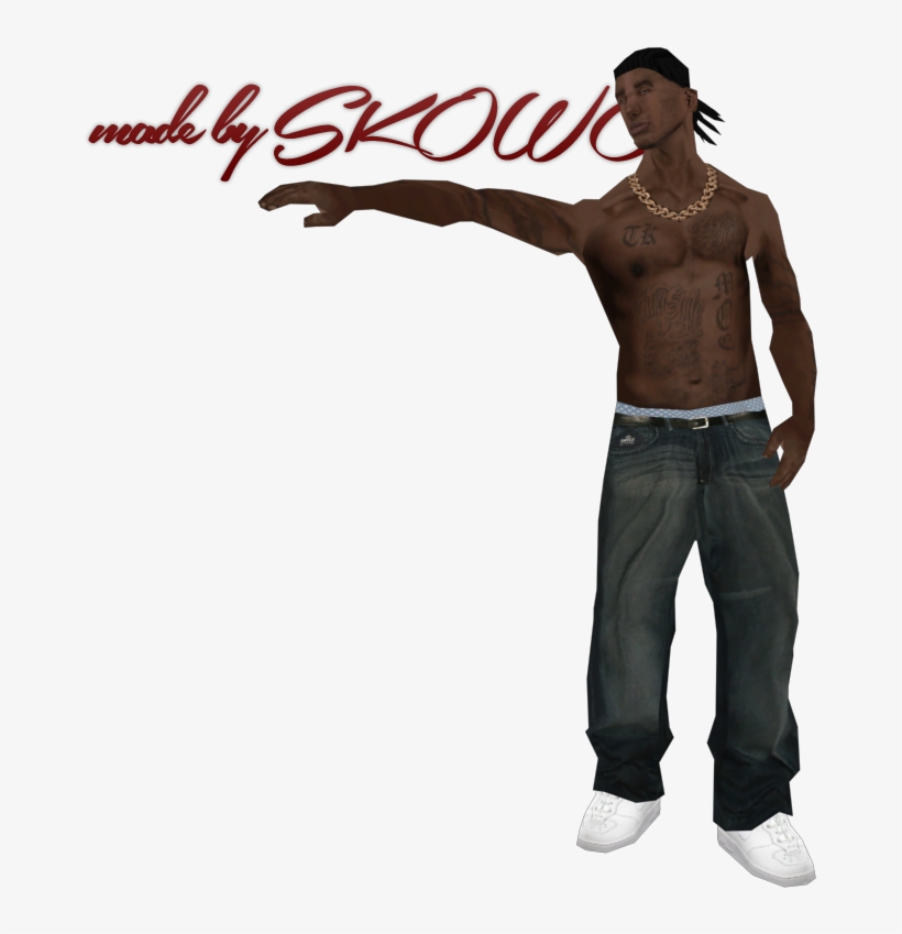 [rel] Og "dread" Lock - Gta San Skin Og Loc - Free Transparent PNG ...