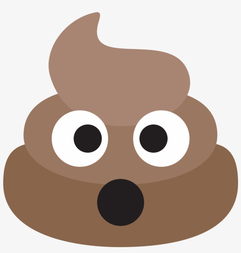 Pile Of Poo Emoji Feces Emoji Notebooks - Surprised Poop Emoji - Free ...