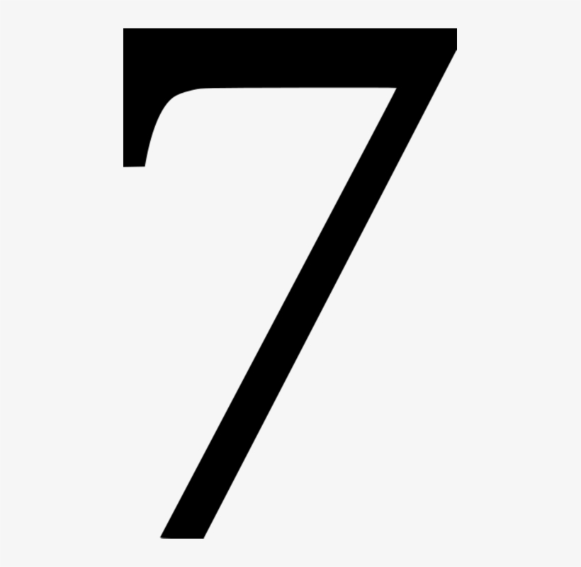 Seven Png - Seven Number Png - Free Transparent PNG Download - PNGkey