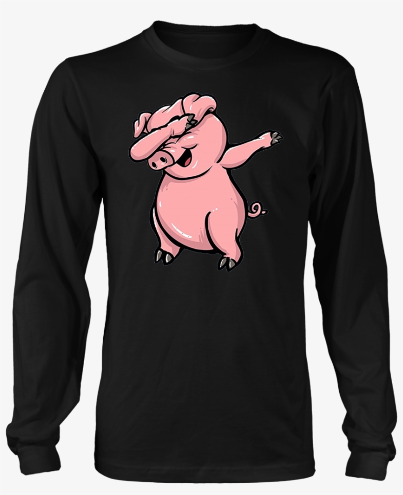 Dabbing Pig Shirt - Dabbing Pig - Funny Pig Shirts - Free Transparent ...