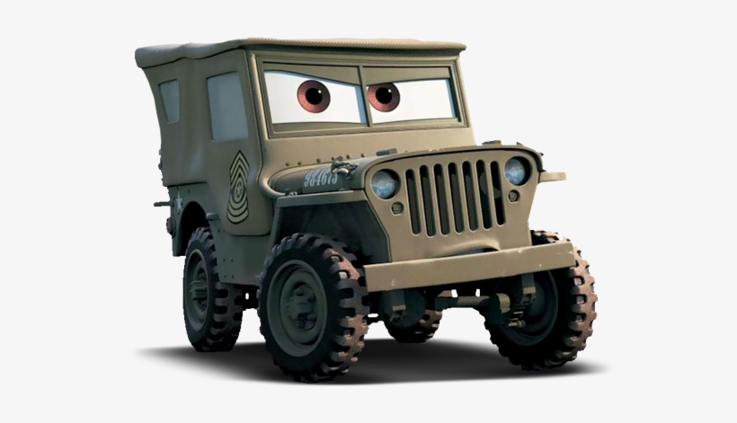 Sarge Cars - Cars (life Size Stand Up) - Free Transparent PNG Download ...