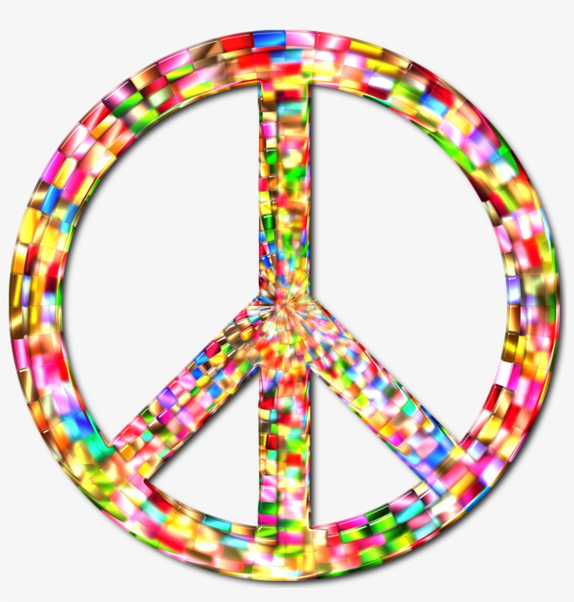 This Free Icons Png Design Of Prismatic Peace Sign - Free Transparent ...