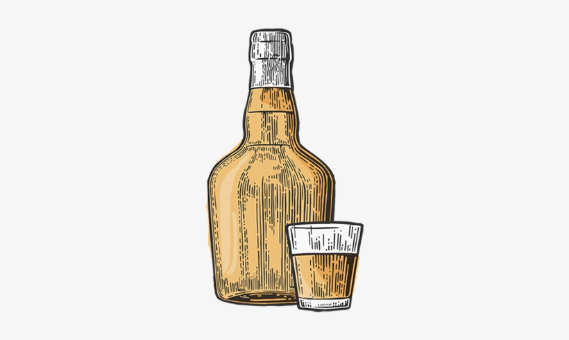 Rum Bottle Illustration - Rum - Free Transparent PNG Download - PNGkey