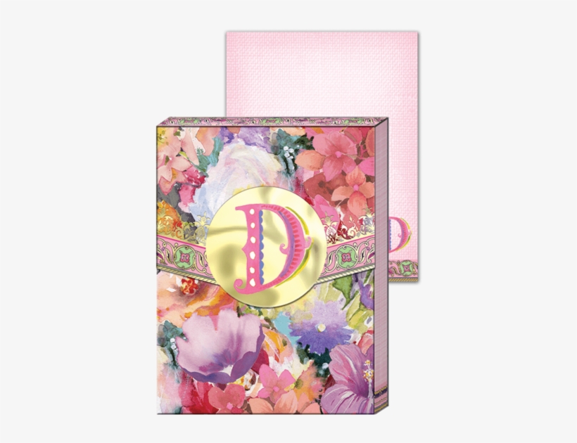 Monogram - Punch Studio Everyday Wildflowers Monogram Mini Pocket ...