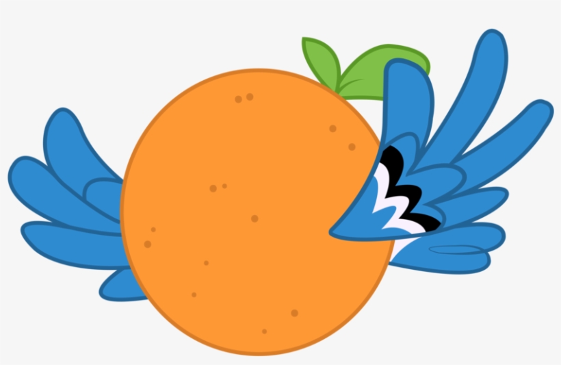 Orange Fruit Bird By Joemasterpencil On Deviantart - Orange Mlp - Free ...