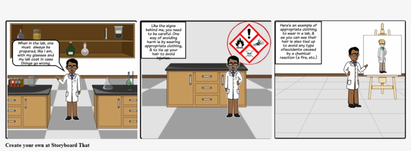 Laboratory Safety Cartoon