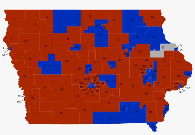 Open - Iowa Blue State - Free Transparent PNG Download - PNGkey