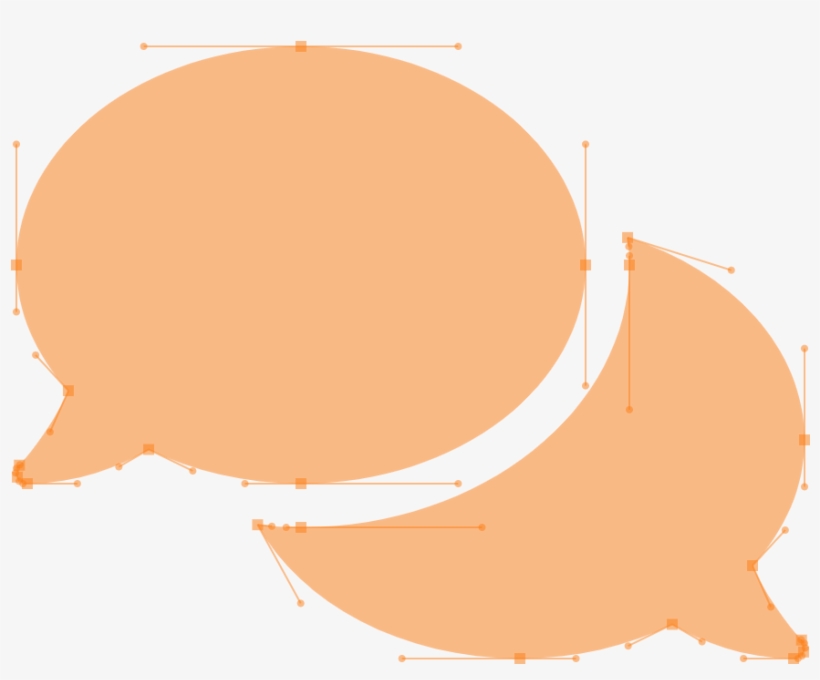 Round Chat Bubbles - Illustration - Free Transparent PNG Download - PNGkey