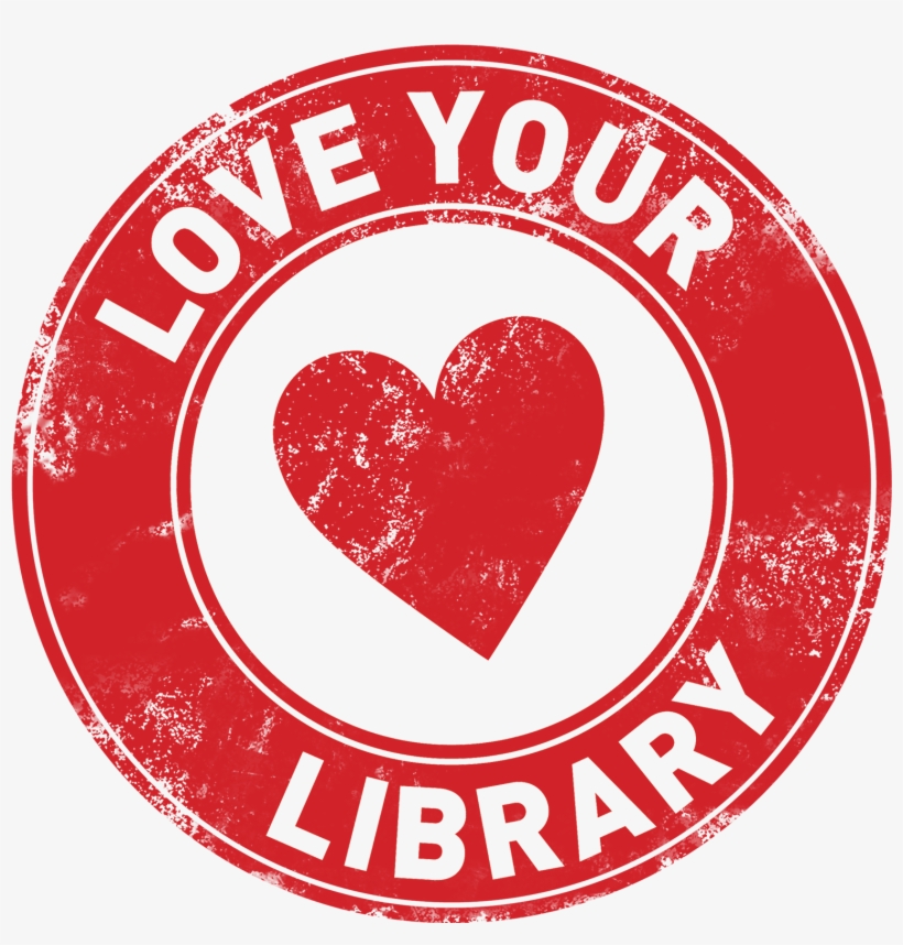 Library Lover's Month - Love Your Library - Free Transparent PNG ...
