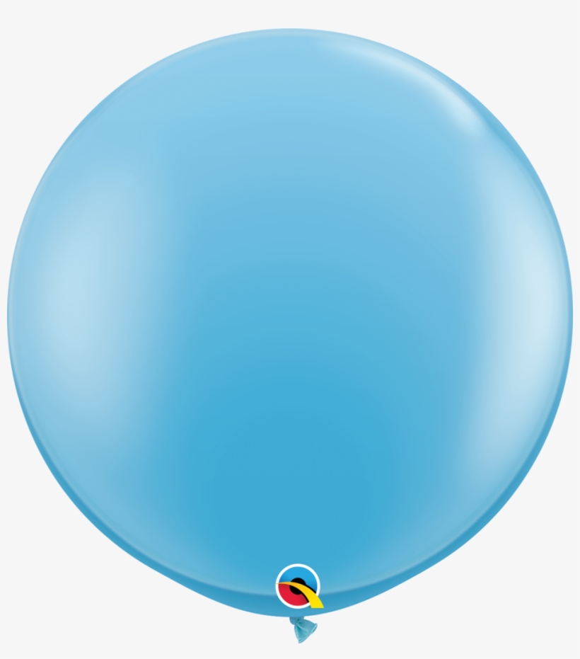 36" Jumbo Light Blue Balloon - Blue Round Balloon Png - Free ...