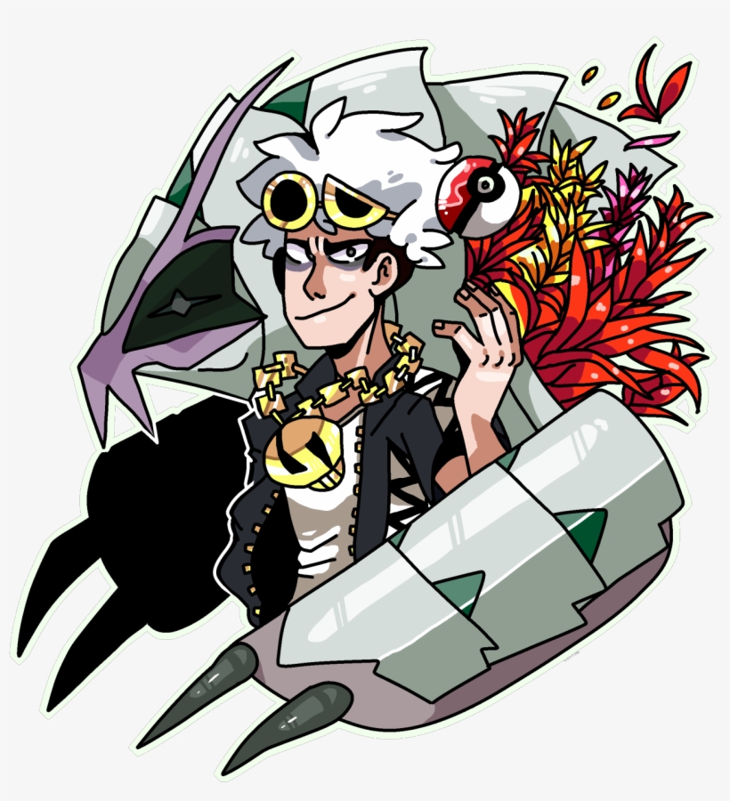 Guzma Sticker - Cartoon - Free Transparent PNG Download - PNGkey