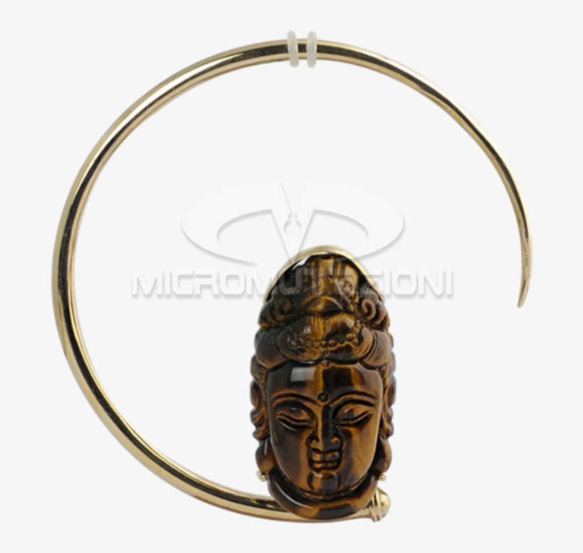 Large Brass Hoops With Tiger Eyes Shiva Mask Brass - Painted Turtle ...